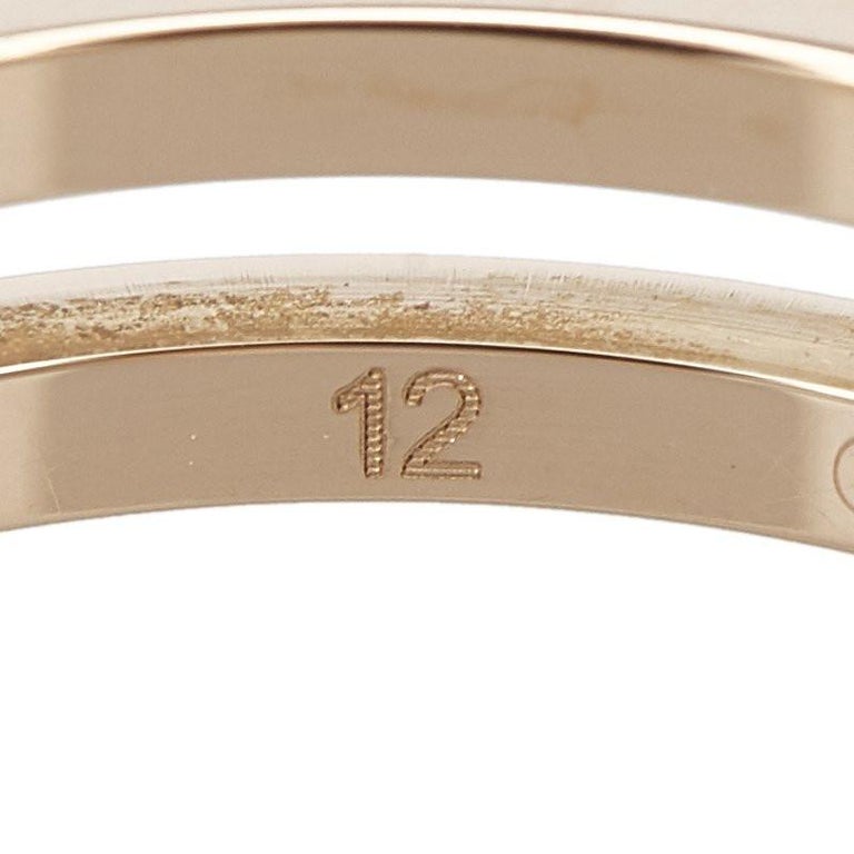 Gucci Infinity Rose Gold Ring Size 52 For Sale at 1stDibs