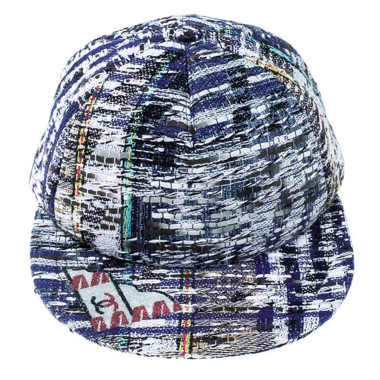 Chanel Multicolor Textured Embellished Baseball Cap at 1stDibs | chanel ...