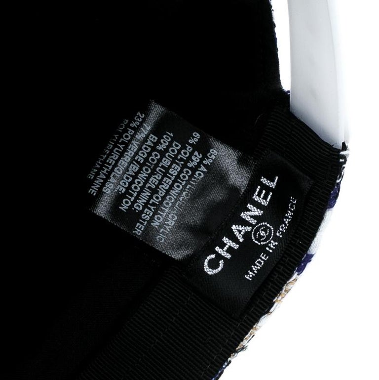 Chanel Multicolor Textured Embellished Baseball Cap at 1stDibs | chanel ...