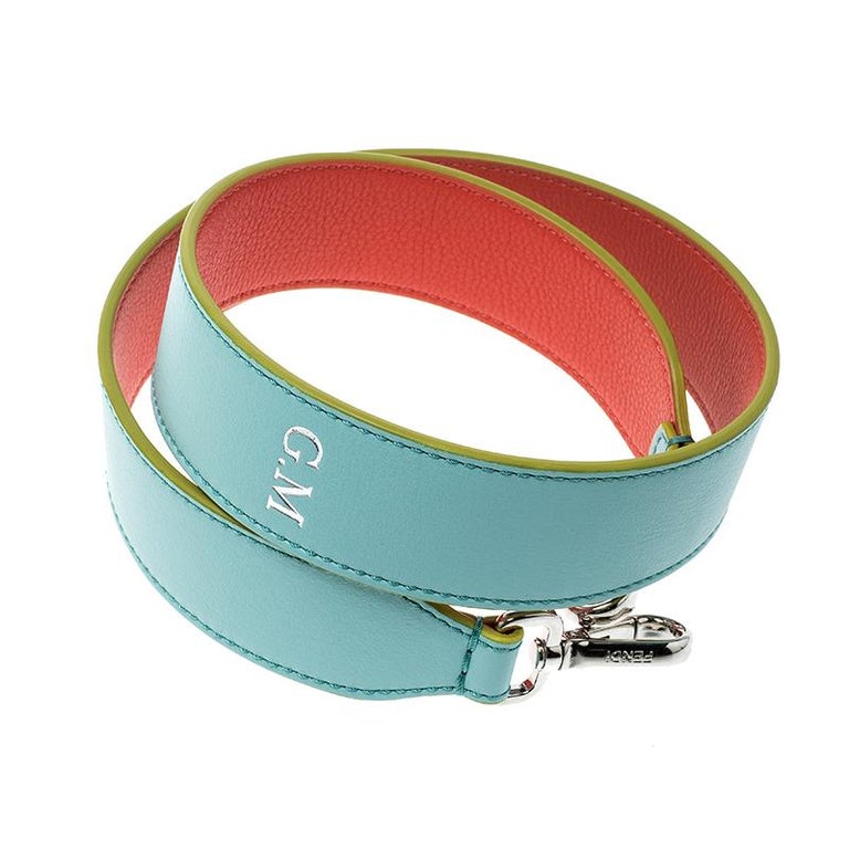 Fendi Bi Color Leather Interchangeable Shoulder Strap at 1stDibs