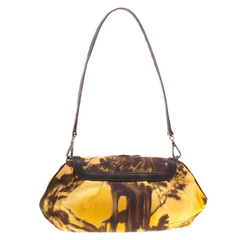Prada Multicolor Nylon Crystal Embellished Shoulder Bag at 1stDibs