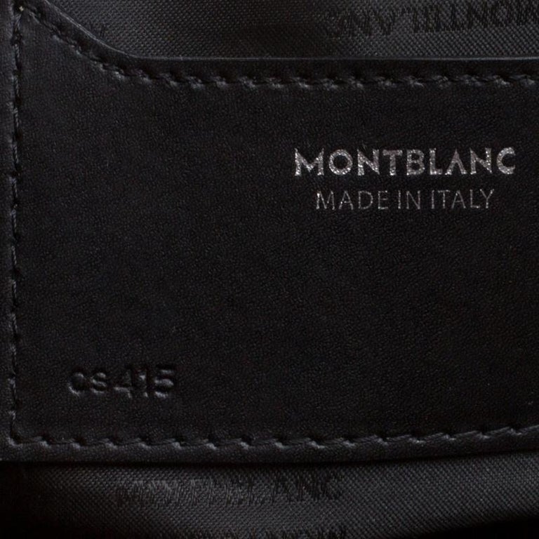 Montblanc Black Leather Small Sartorial Messenger Bag at 1stDibs | mont ...