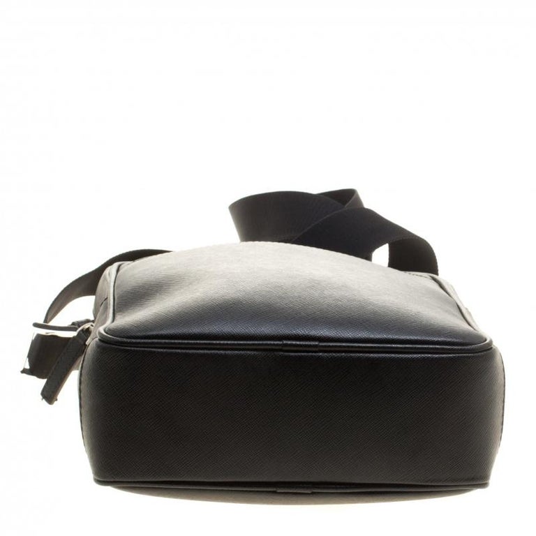 Montblanc Black Leather Small Sartorial Messenger Bag at 1stDibs | mont ...