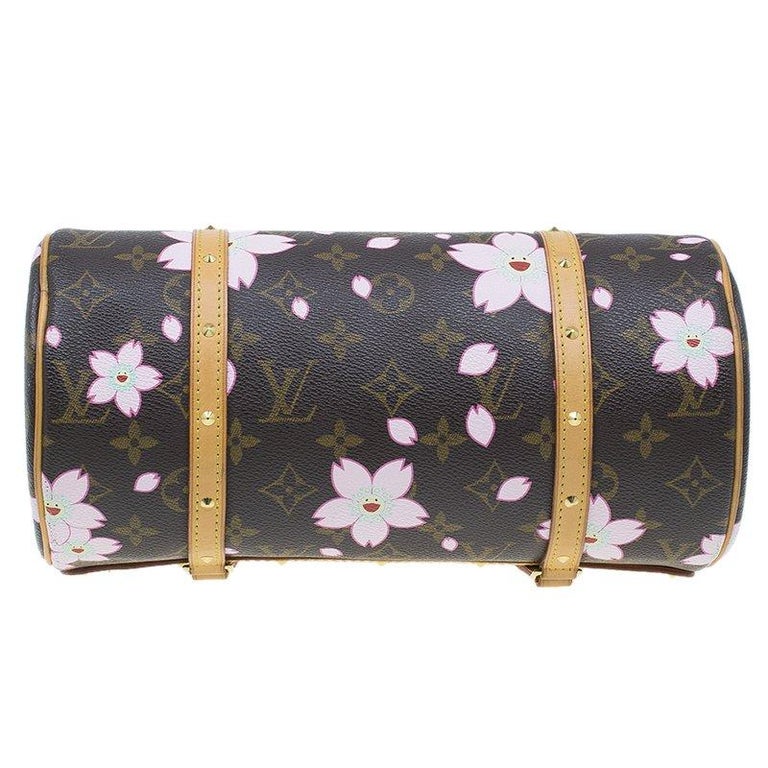 Louis Vuitton Monogram Canvas Limited Edition Cherry Blossom Papillon ...