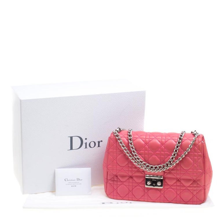 Dior Pink Cannage Quilted Leather Miss Dior Shoulder Bag at 1stDibs ...