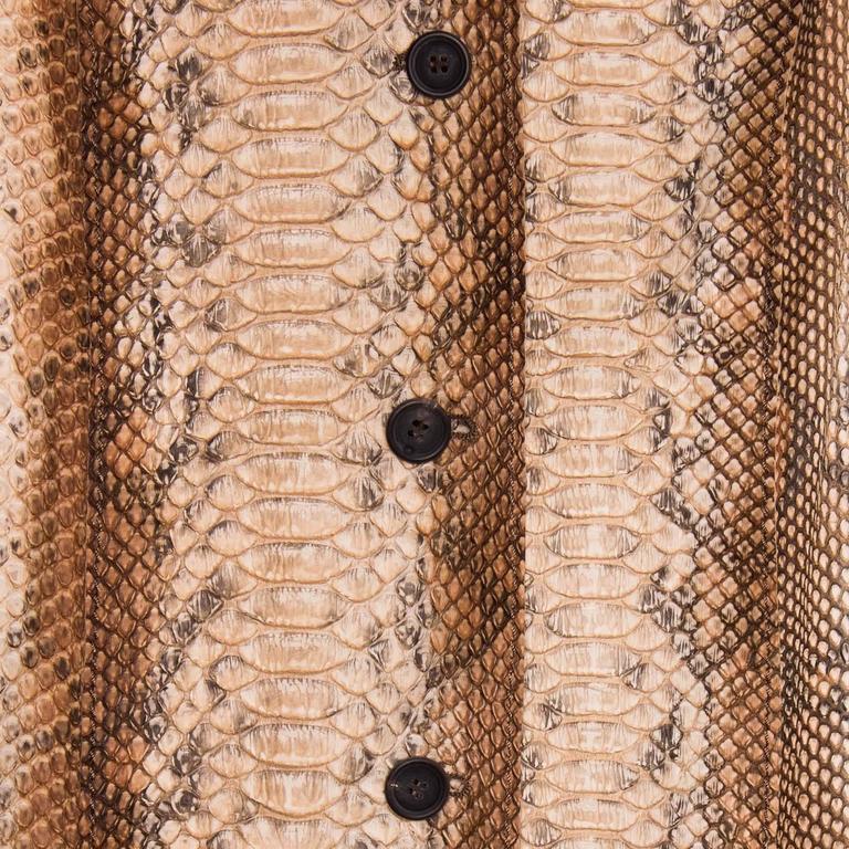 Prada Python Trench Style Coat For Sale at 1stDibs | python coat