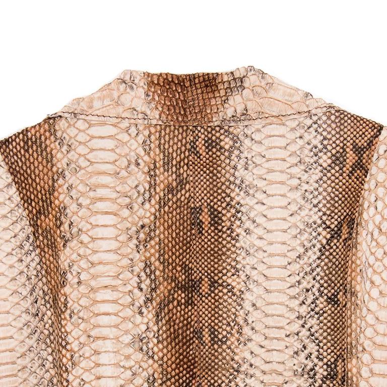 Prada Python Trench Style Coat For Sale at 1stDibs | python coat