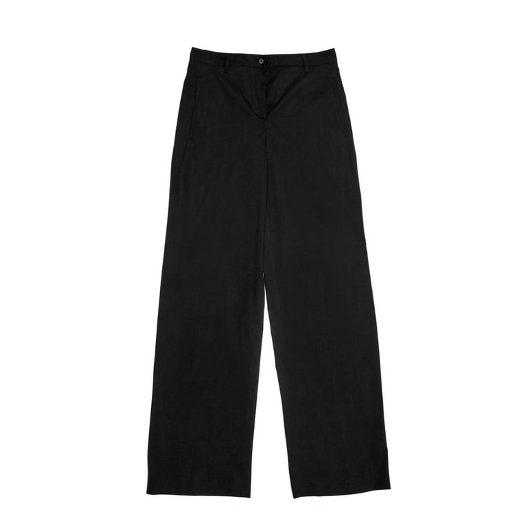 Prada Black Classic Slacks For Sale at 1stDibs