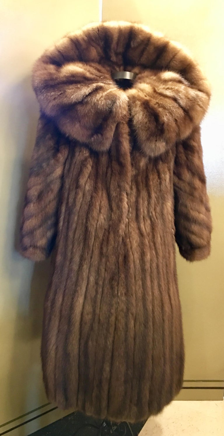 Worlds Finest Russian Barguzin Imperial Sable Fur Coat Fit For