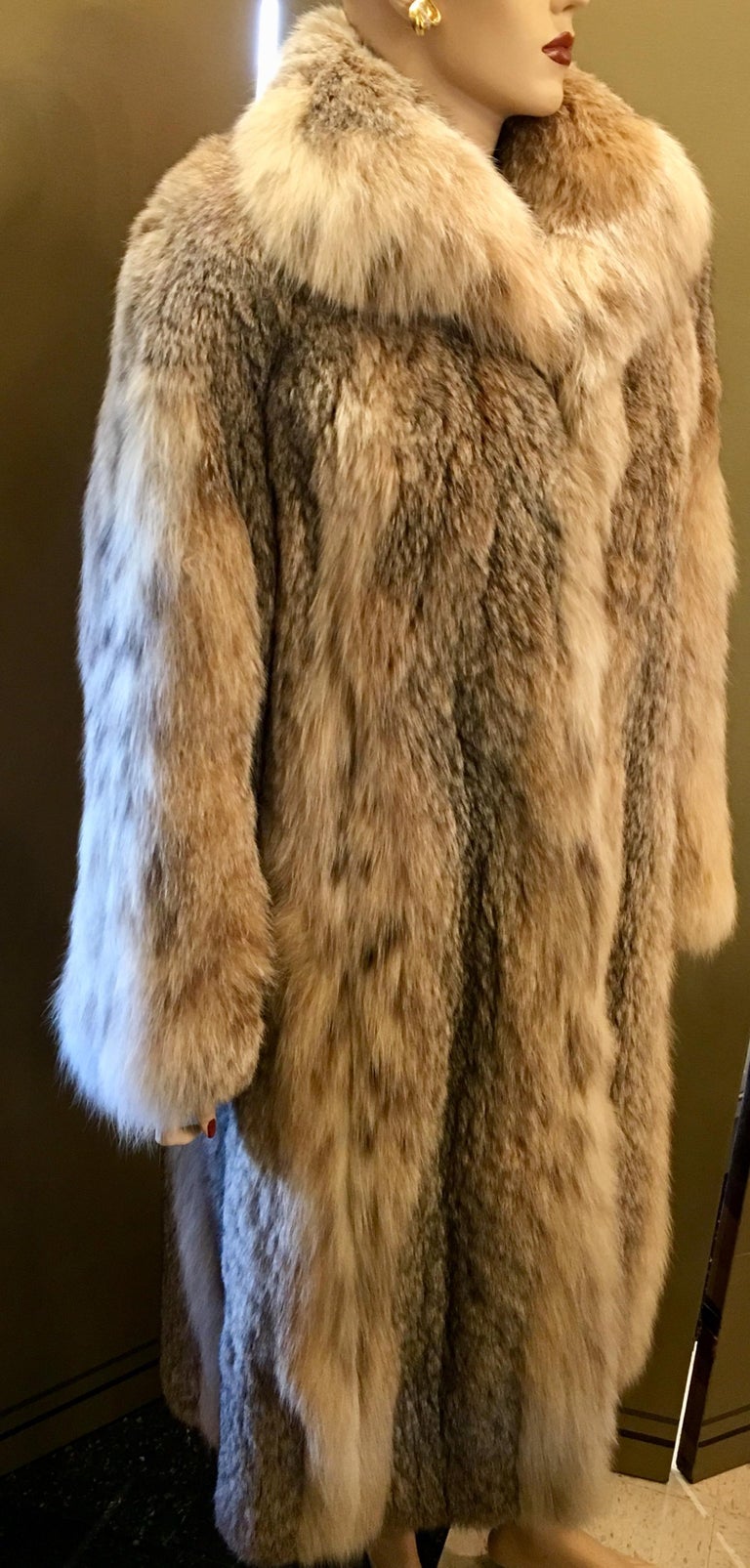 Sumptuous Siberian Lynx Fur Coat by Revillion Paris New York Full ...