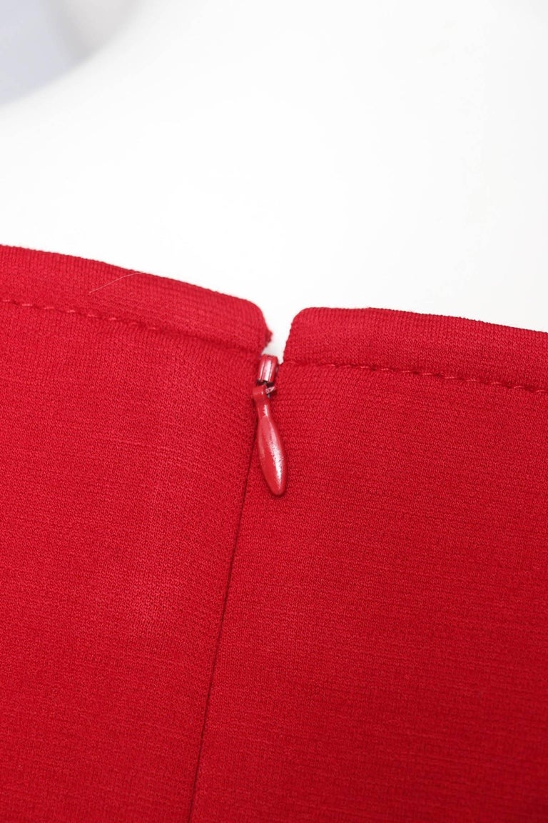 A 60s Vintage Pierre Cardin Red Space Age Dress at 1stDibs | red cardin ...