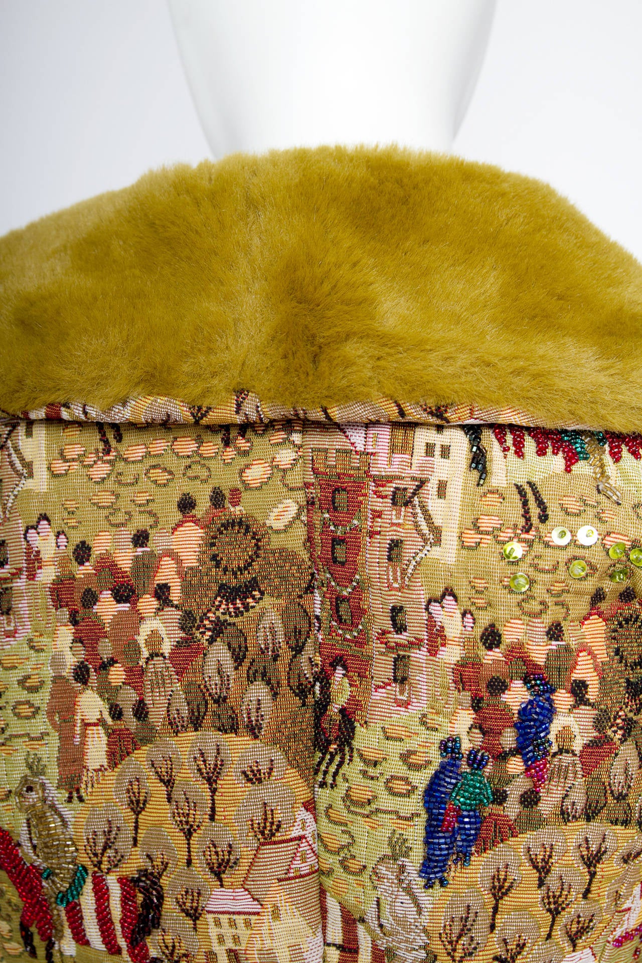 1950s Embroidered Avant Garde Tapestry Jacket by Lilli Ann at 1stDibs