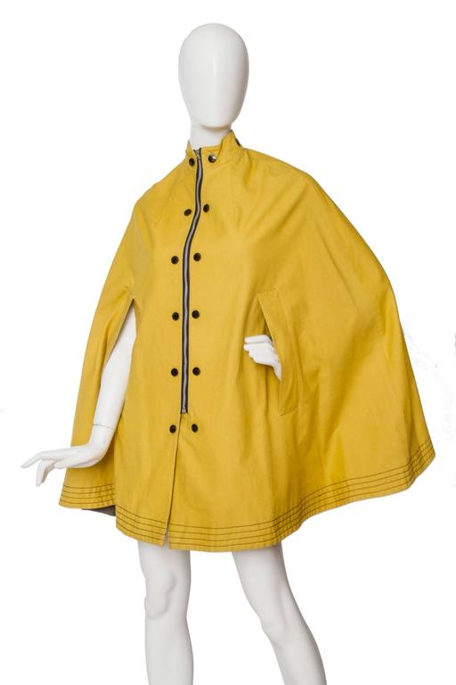 60s Mary Quant Spaceage Cape at 1stDibs | mary quant cape, mary quant coat