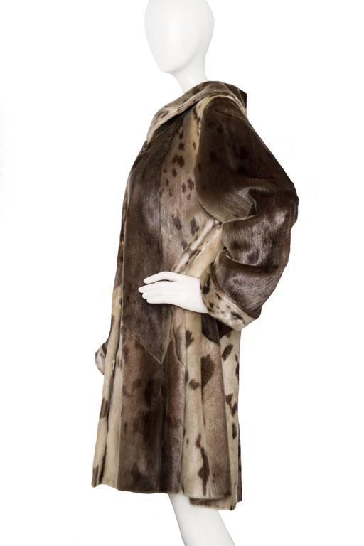 Yves Saint Laurent 90s Seal Skin Fur Coat For Sale at 1stDibs | seal ...