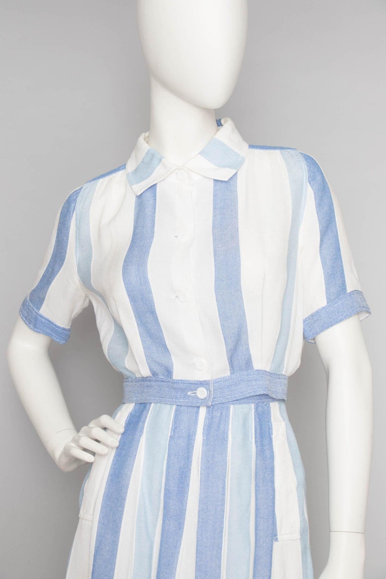 A 1960s Vintage Courrèges Cotton Two-piece Ensemble at 1stDibs | two ...