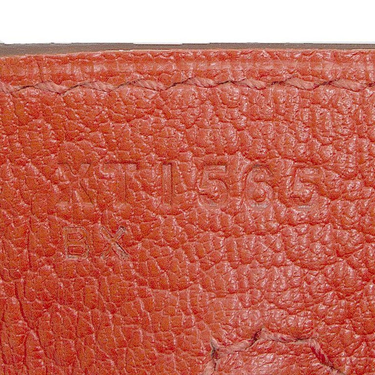 HERMES Capucine red Togo KELLY II 35 RETOURNER Bag at 1stDibs ...