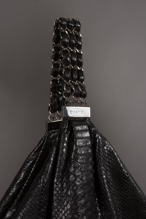 Chanel Large Black King Python Hobo Bag, c. 2007 at 1stDibs | large ...