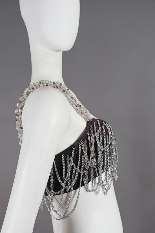 Dolce and Gabbana beaded chain bralette, circa 1991 at 1stDibs | beaded ...