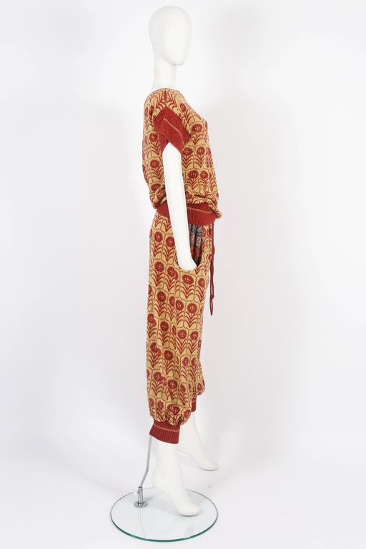 Bill Gibb knitted pant suit, circa 1970s at 1stDibs | gibb suit