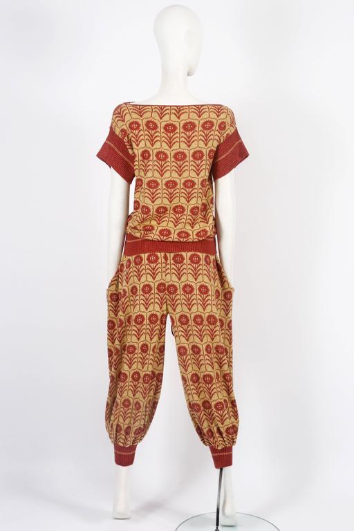 Bill Gibb knitted pant suit, circa 1970s at 1stDibs | gibb suit