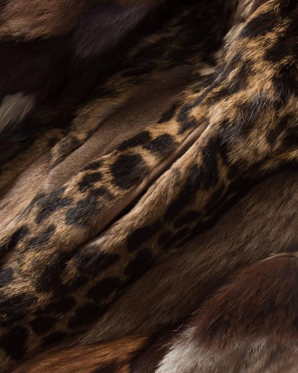 Patchwork fur coat by 'Octopus', circa 1970s at 1stDibs | fur patchwork ...