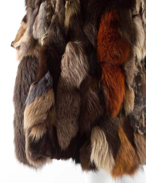 Patchwork fur coat by 'Octopus', circa 1970s at 1stDibs | fur patchwork ...