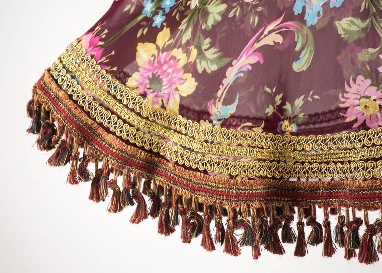 Dolce and Gabbana Spring-Summer 1994 silk chiffon gypsy pant suit at ...