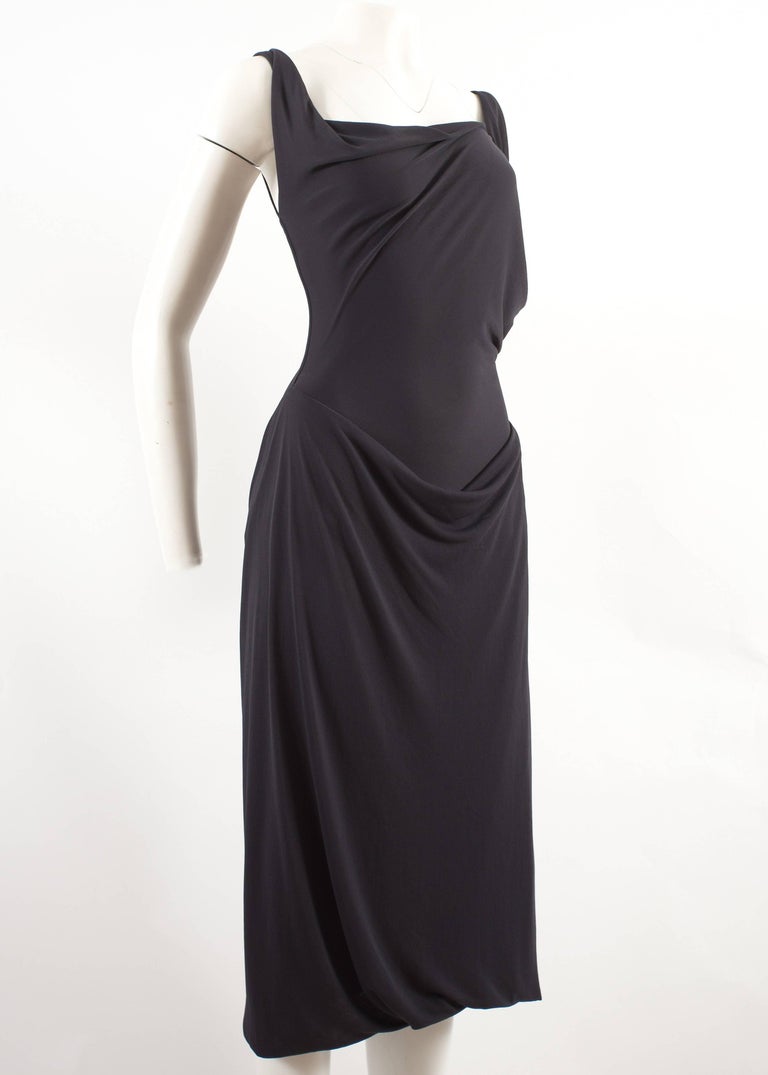 Vivienne Westwood Spring-Summer 1997 mid length draped evening dress at ...