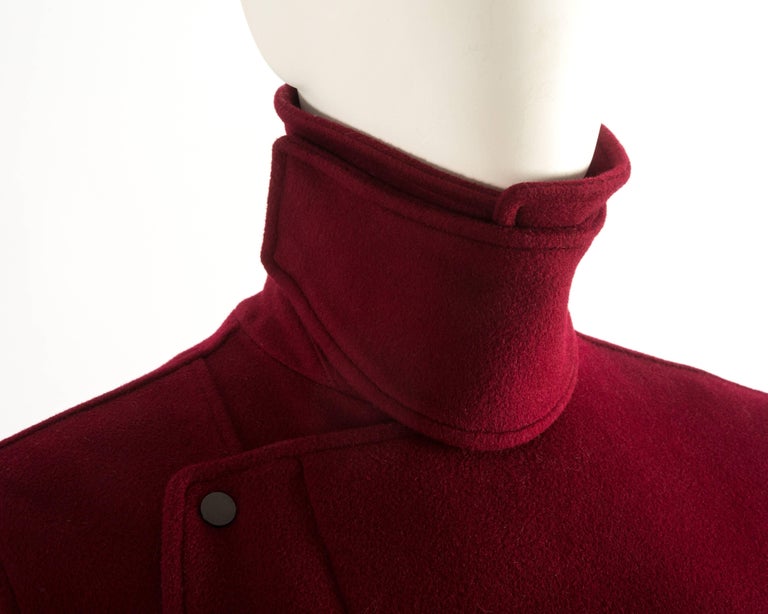 E. Tautz Autumn-Winter 2014 Men's red overcoat For Sale at 1stDibs ...
