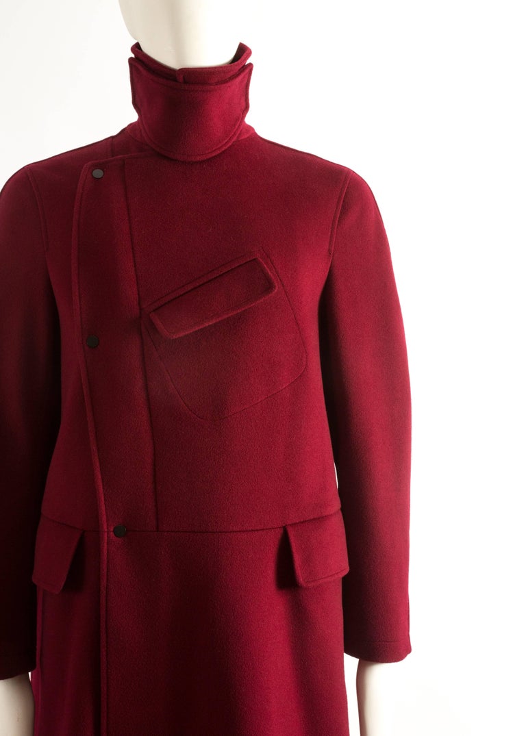 E. Tautz Autumn-Winter 2014 Men's red overcoat For Sale at 1stDibs ...