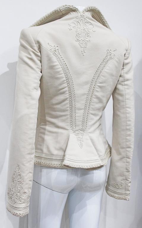 Exceptional Alexander McQueen embroidered tailored runway jacket, Fall ...