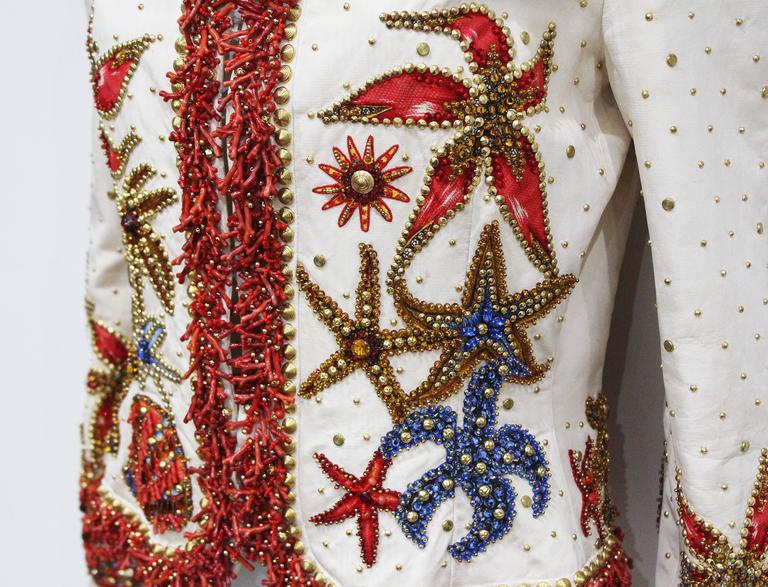 Gianni Versace embellished starfish jacket with real coral, c. 1992 at ...