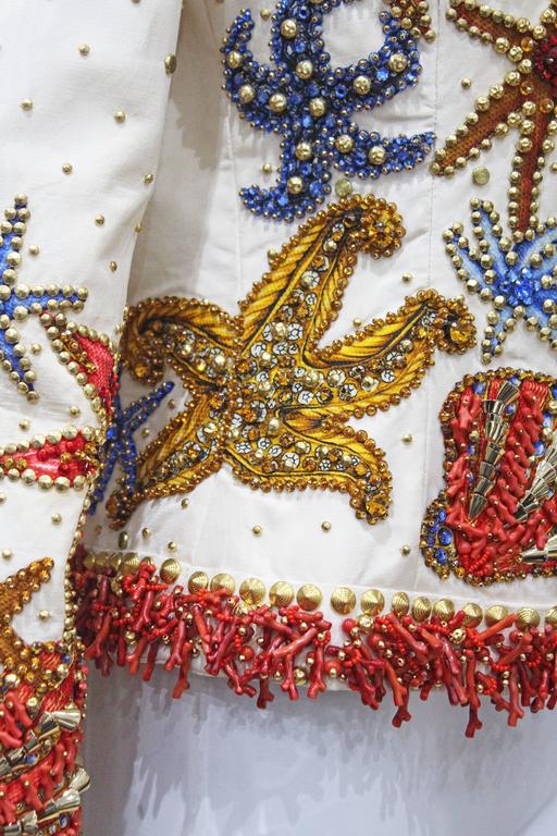 Gianni Versace embellished starfish jacket with real coral, c. 1992 at ...