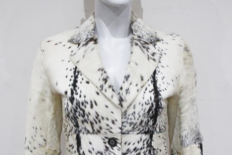 Gucci by Tom Ford goat hair blazer jacket, c. 1999 For Sale at 1stDibs