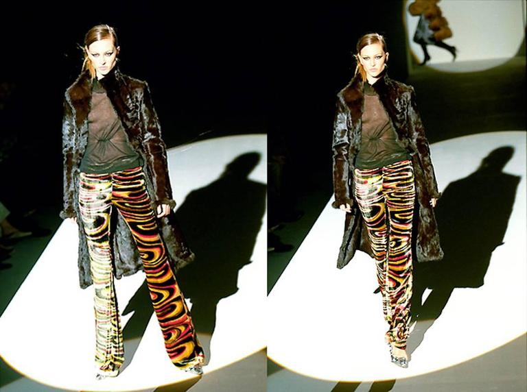 Gucci by Tom Ford velvet bell bottoms, c. 1999 For Sale at 1stDibs ...