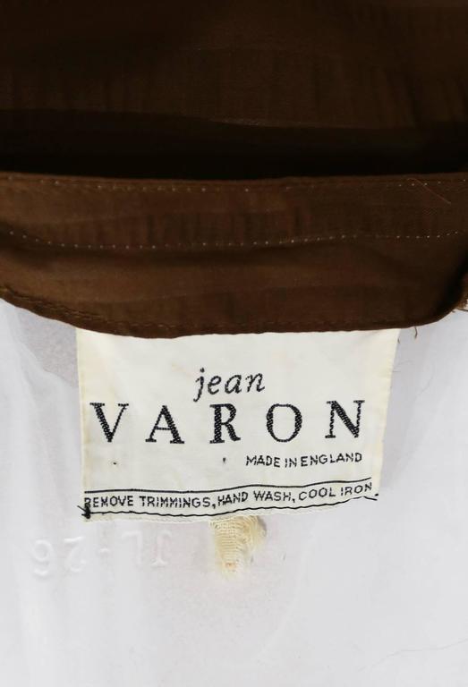 John Bates for Jean Varon checked tiered maxi dress, c. 1970s For Sale ...