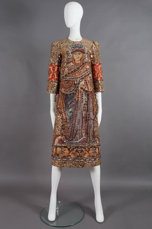 Dolce and Gabbana mosaic embellished shift dress, circa 2013 at 1stDibs ...