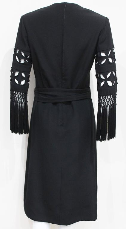 Exceptional 1940s British Couture Black Silk Cocktail Dress by Rahvis ...