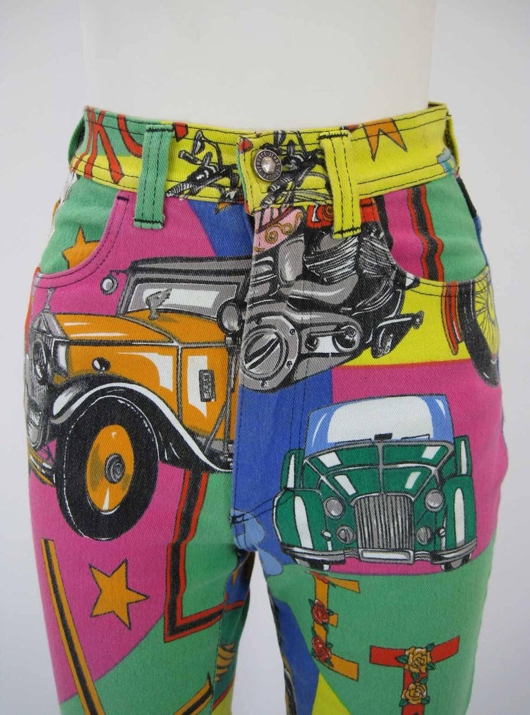 Versace Jeans Couture Cartoon Betty Boop Harley Novelty Logo Skinny ...