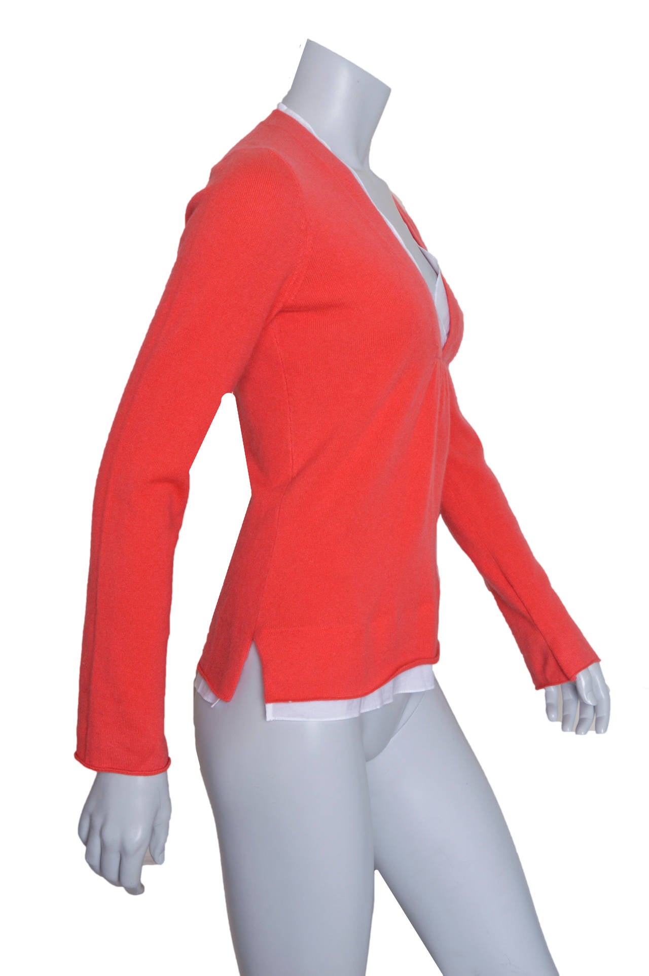 Brunello Cucinelli Orange Cashmere Sweater For Sale at 1stDibs | orange ...