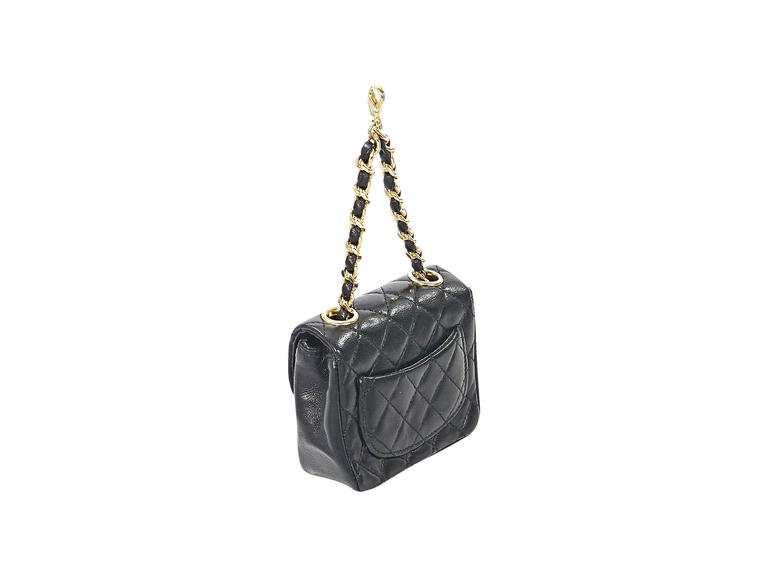 Black Chanel Quilted Leather Micro Mini Bag at 1stDibs | chanel micro ...
