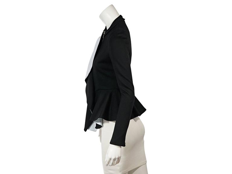 Black and White Givenchy Ruffle Jacket For Sale at 1stDibs | white ...