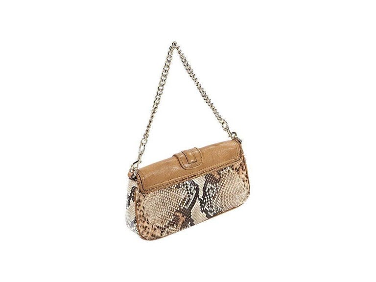Brown Gucci Marrakech Python Bag For Sale at 1stDibs