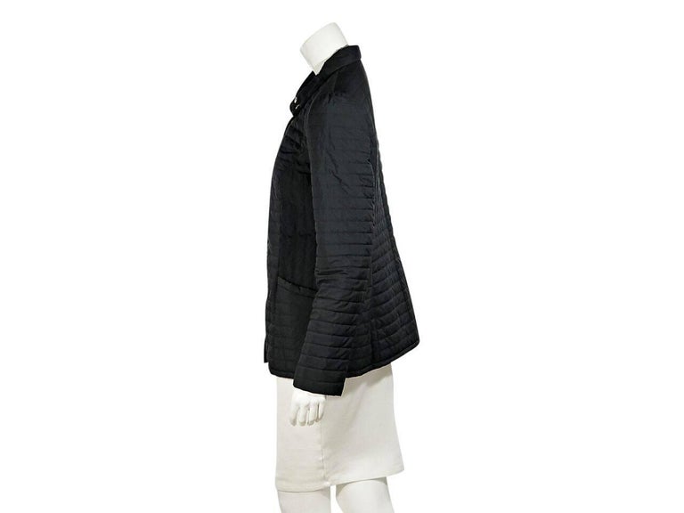 Black Salvatore Ferragamo Thin Puffer Coat For Sale at 1stDibs