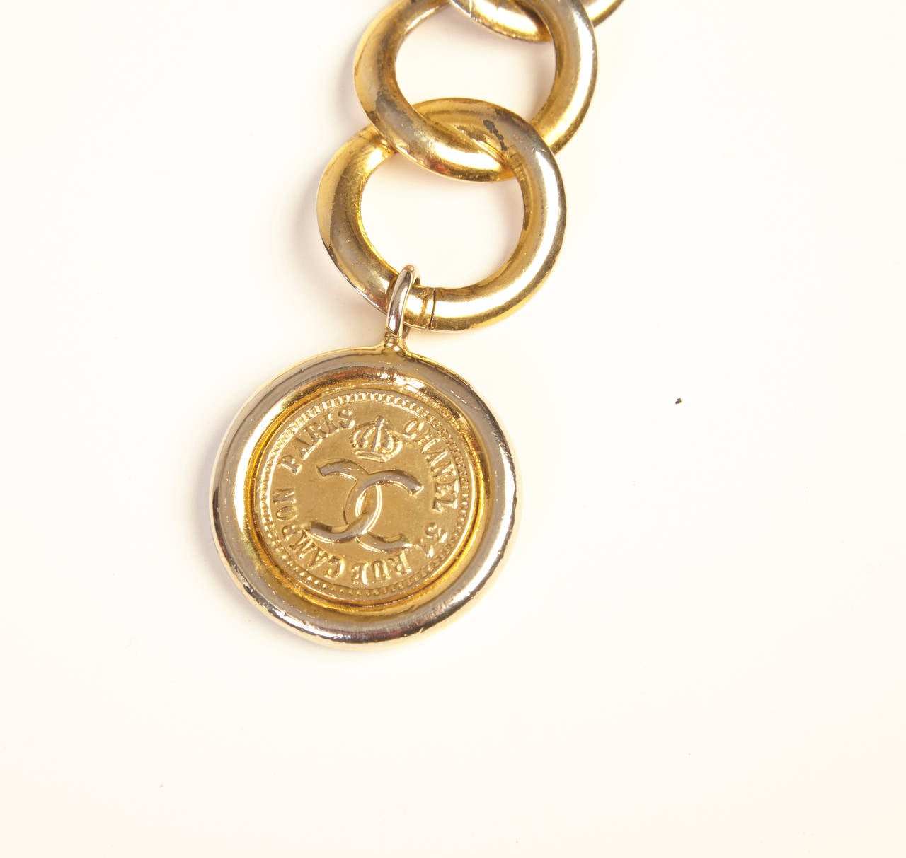 Chanel Gold Chain Belt at 1stDibs