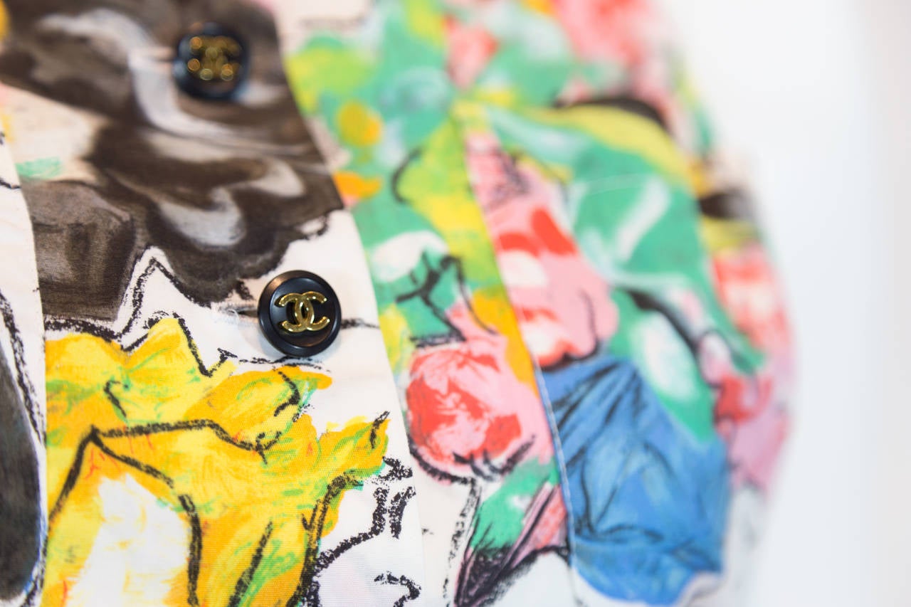 Chanel Multicolored Dress at 1stDibs