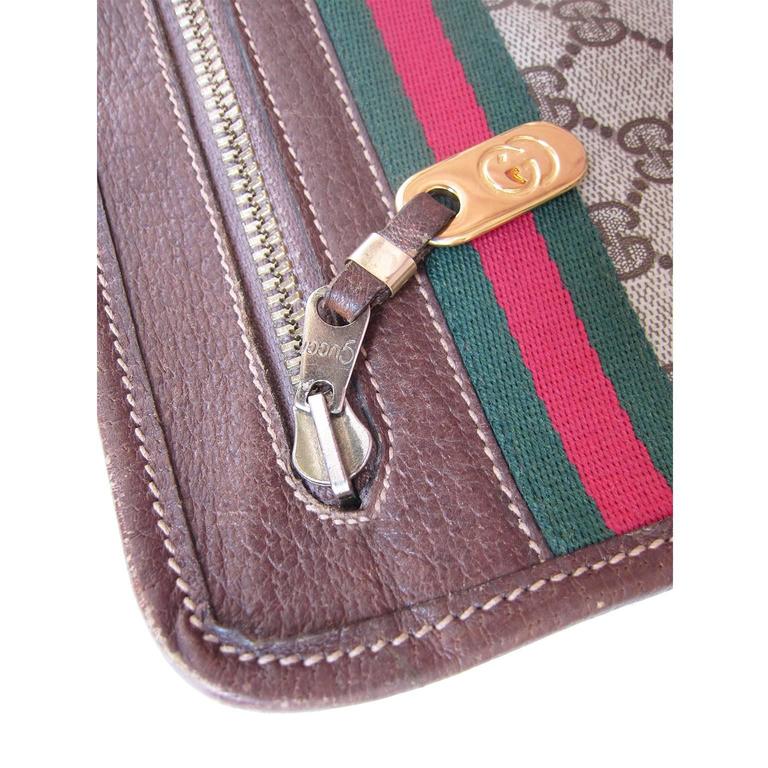 Gucci Monogram Logo Bag Clutch Suitable Laptop Case 1970s at 1stDibs