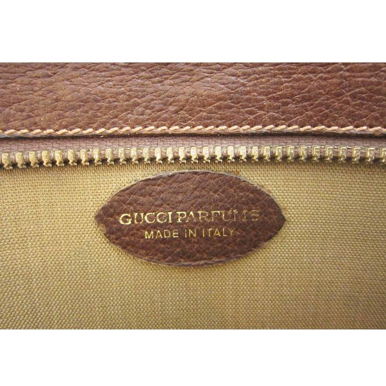 Gucci Monogram Logo Bag Clutch Suitable Laptop Case 1970s at 1stDibs