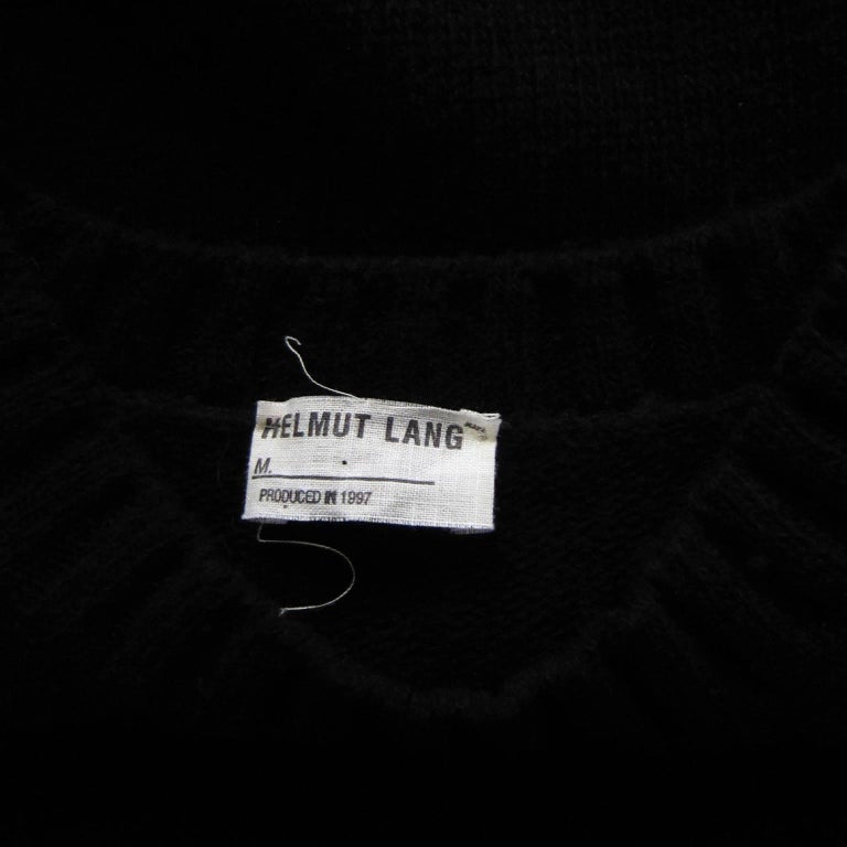 Helmut Lang Black Pullover New With Tag 1997 For Sale at 1stDibs ...