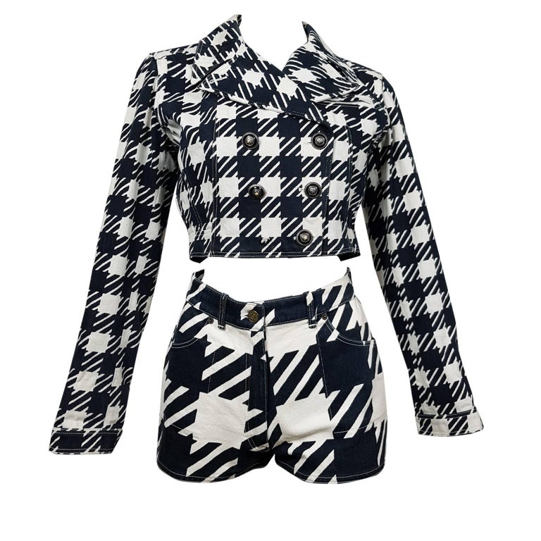 Azzedine Alaia Tati Jacket Bustier Shorts And Skirt 4 piece Set, S / S ...